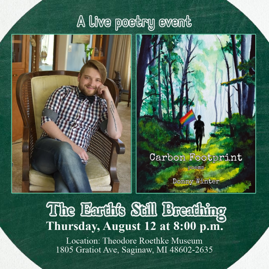 “The Earth’s Still Breathing,” an Upcoming Poetry Reading – Donny Winter